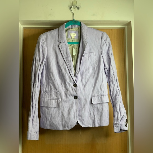 J. Crew | Jackets & Coats | J Crew Lilac Purple Blazer Tailored Suit ...